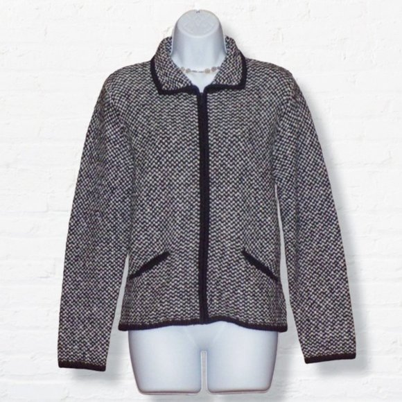 Talbots | Jackets & Coats | Vintage Talbots Zip Front Wool Jacket ...